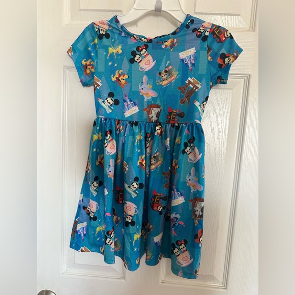 Disney | Dresses | Disney Character Dress With Pink Bow | Poshmark